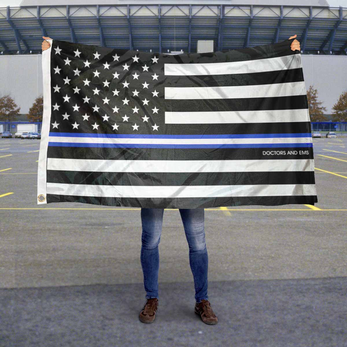 Doctors EMS Thin Line Flag - State Street Products