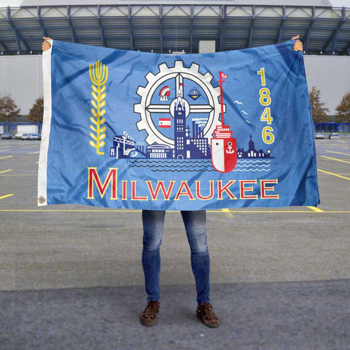 City of Milwaukee Flag - State Street Products