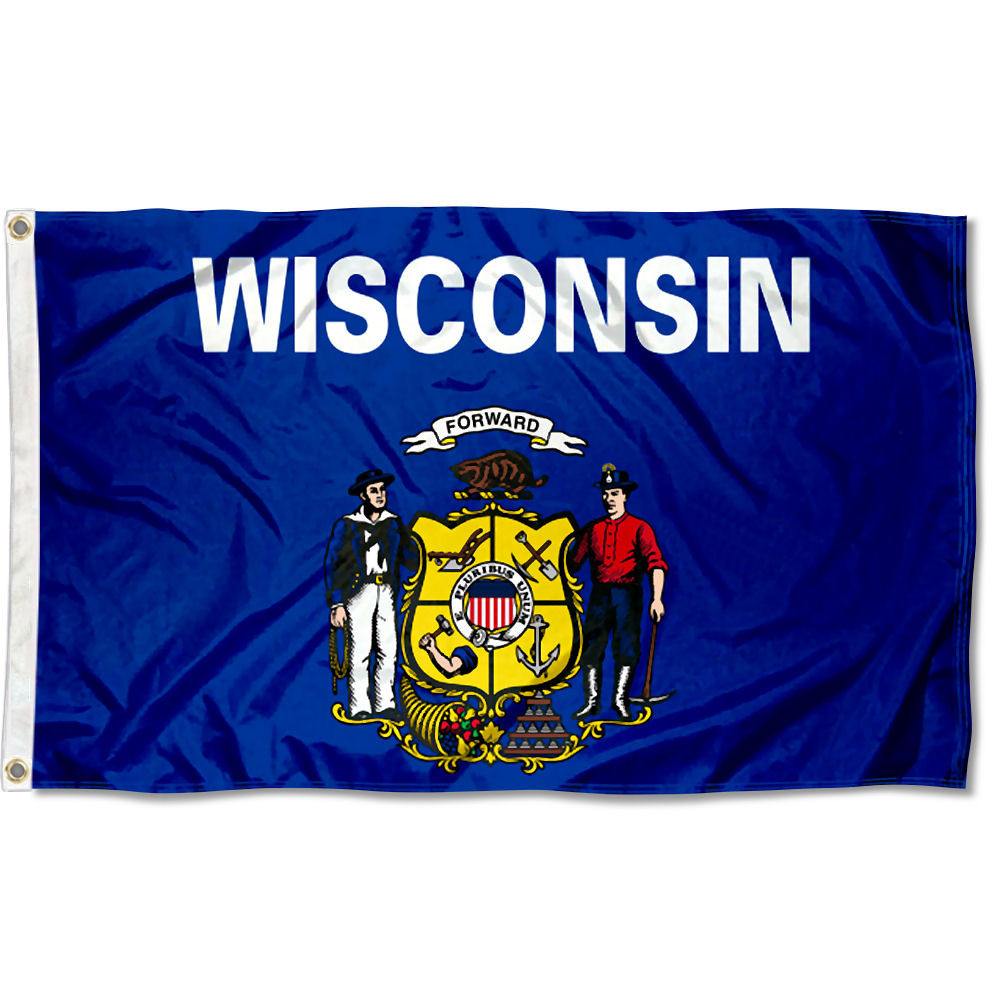 State of Wisconsin Flag - State Street Products