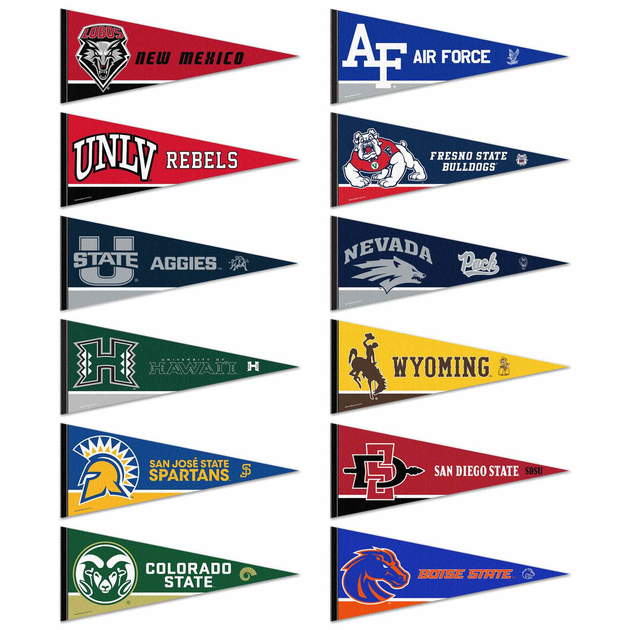 Mountain West Conference Pennants - State Street Products