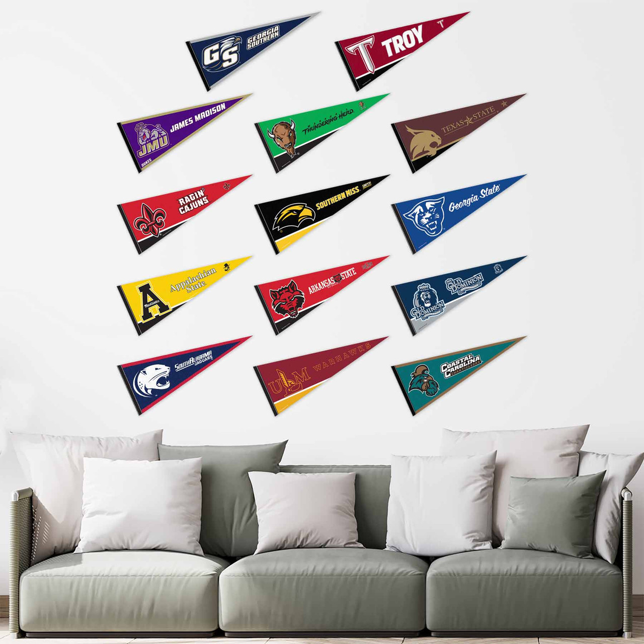 Sun Belt Conference Pennants - State Street Products