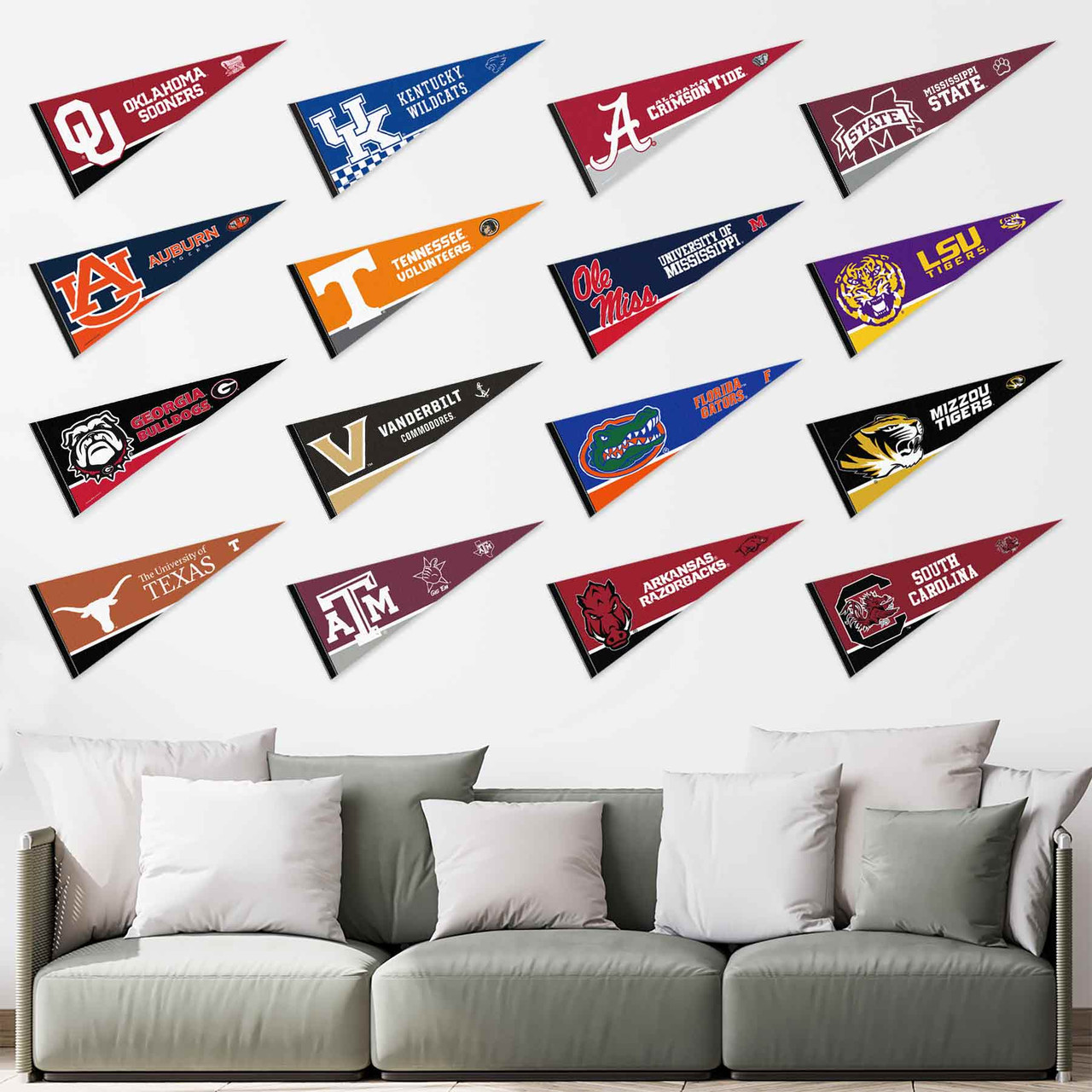 SEC Conference Pennants - State Street Products