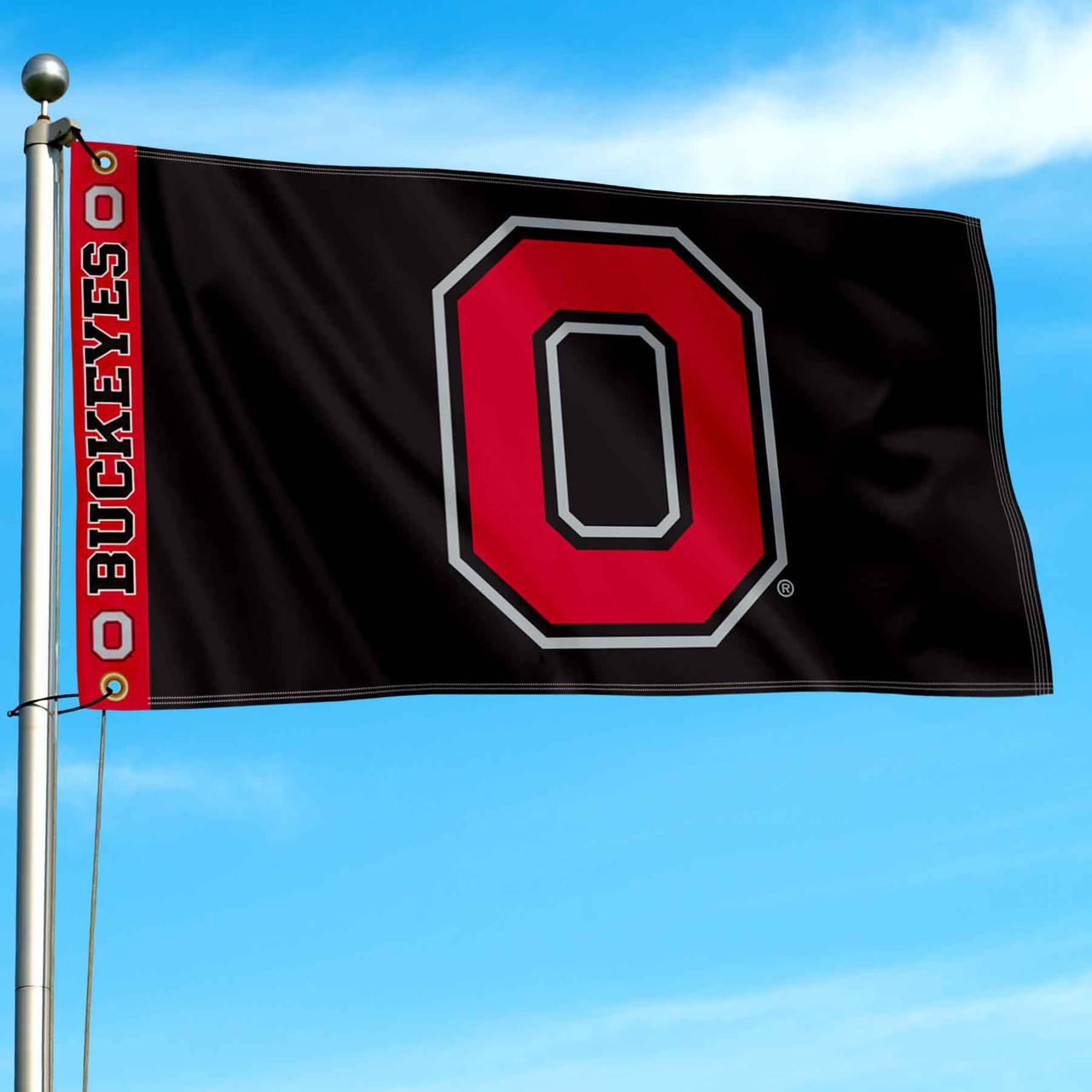 Ohio State Buckeyes Printed Header 3x5 Flag - State Street Products