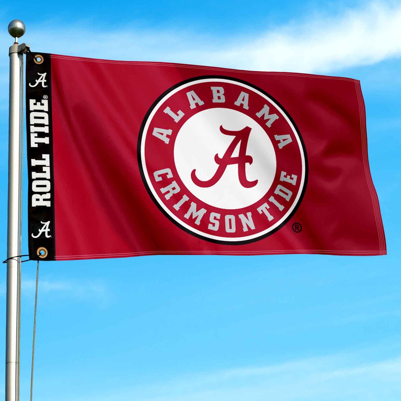 Alabama Crimson Tide Printed Header 3x5 Flag - State Street Products
