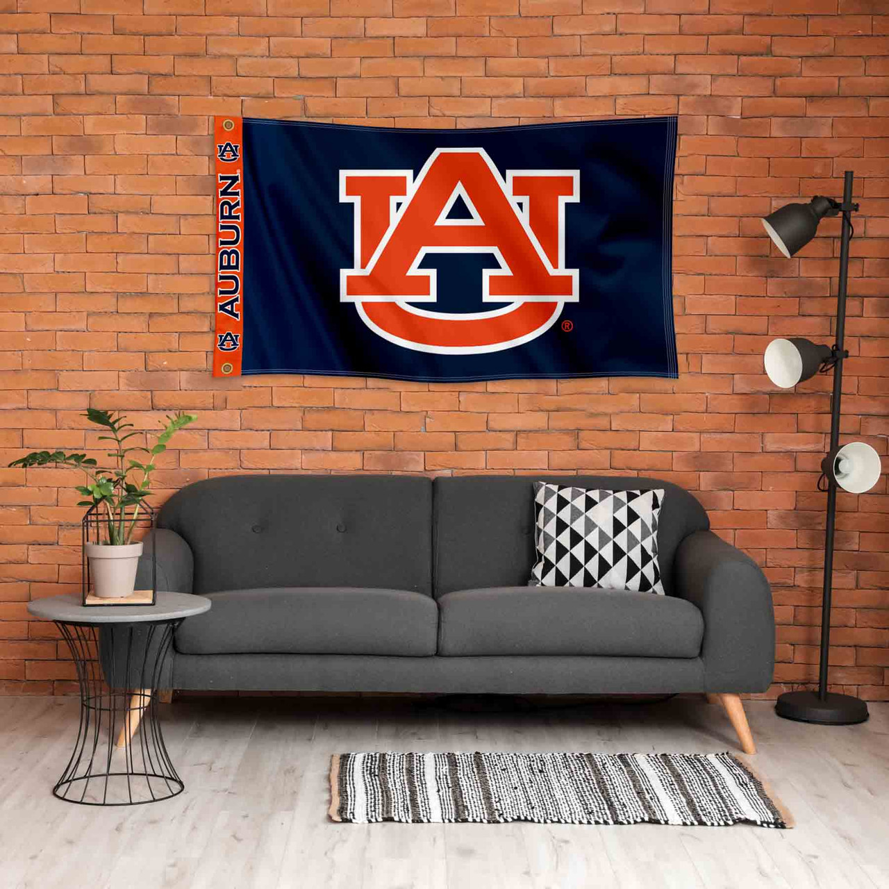 Auburn Printed Header 3x5 Flag - State Street Products