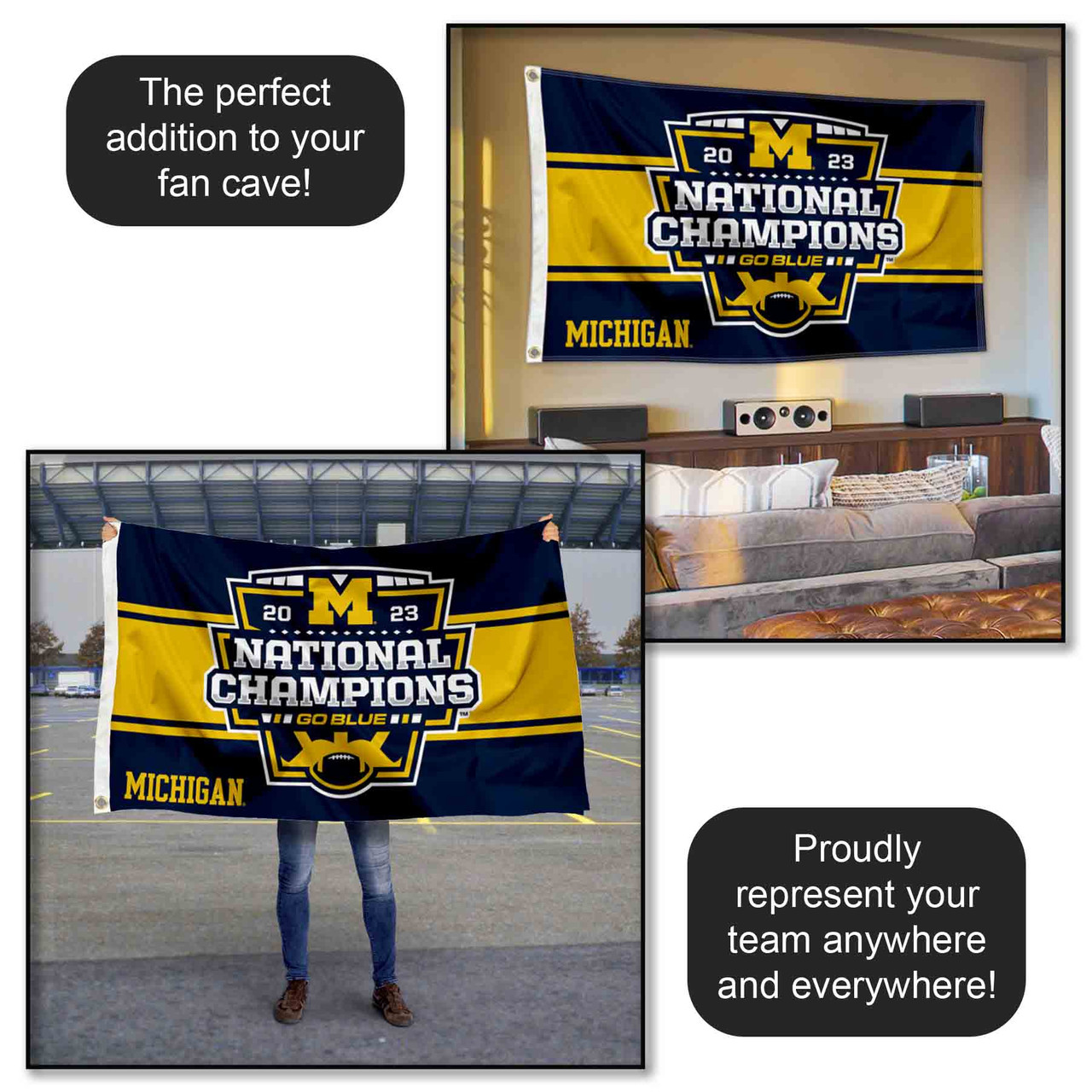 Michigan Team University Wolverines 2023 Football Playoff National ...
