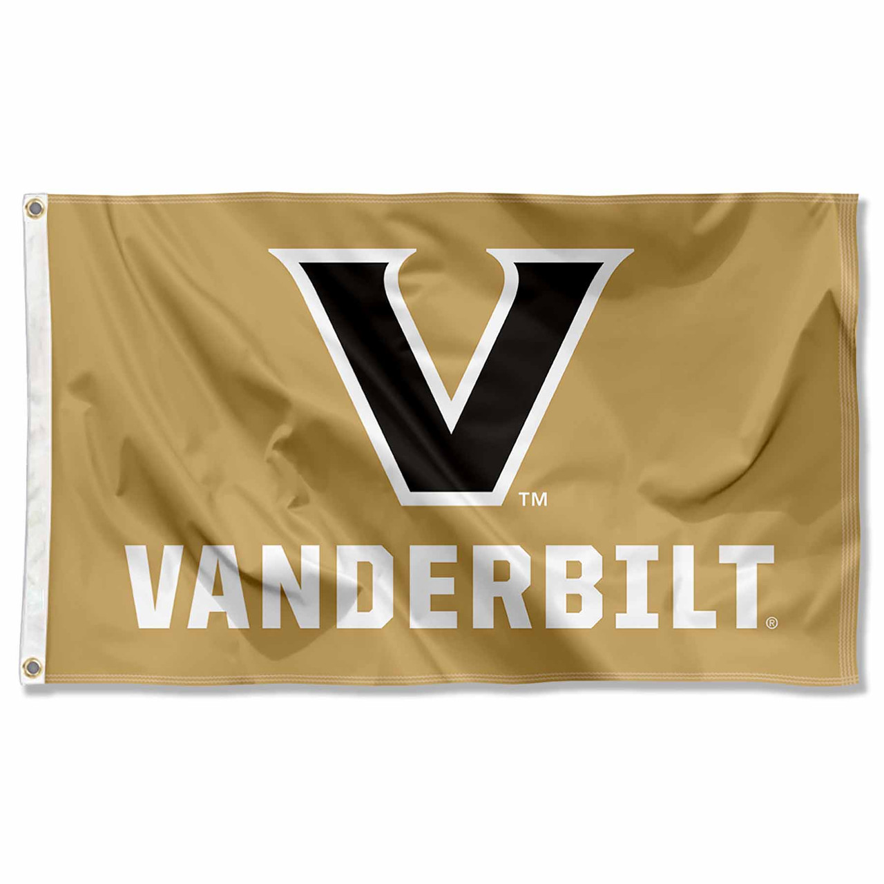 Vanderbilt Commodores Gold Logo Flag - State Street Products
