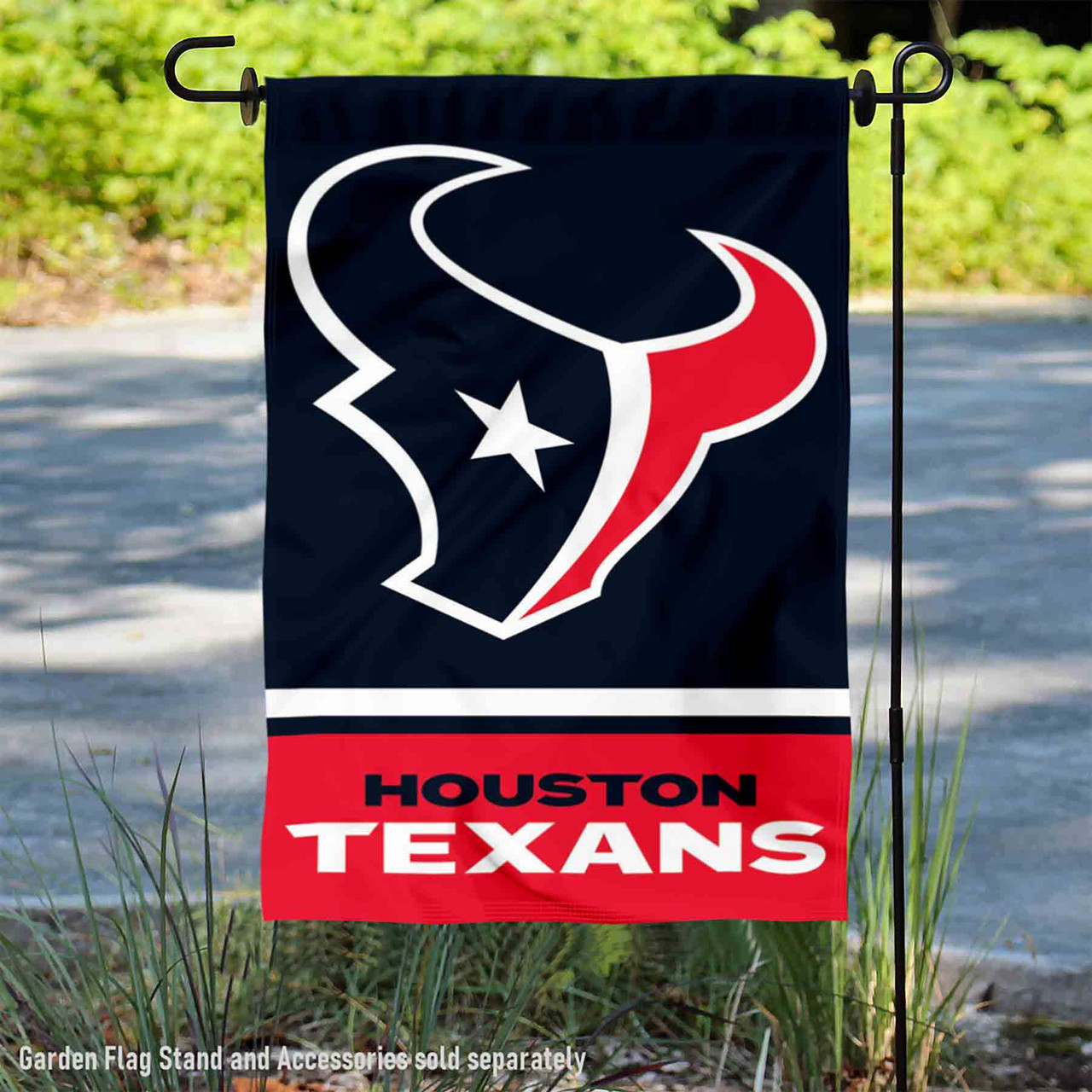 Houston Texans Large Logo Double Sided Garden Banner Flag - State ...