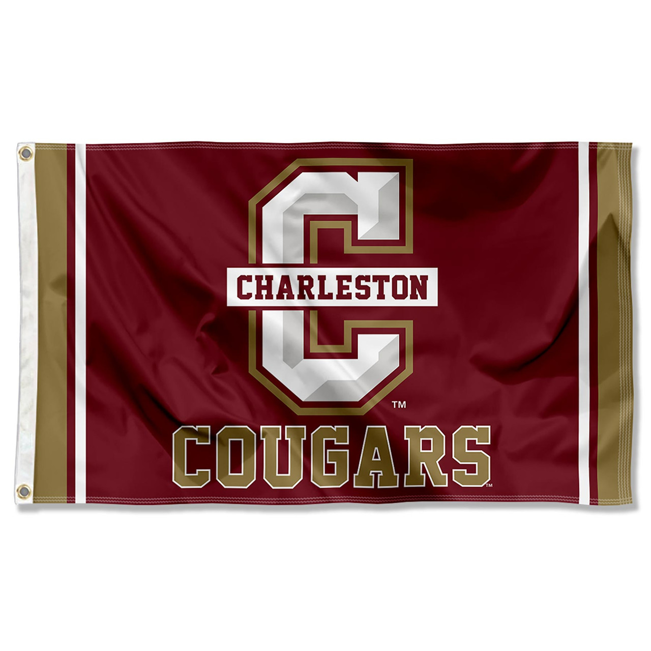 Charleston Cougars Logo Flag - State Street Products