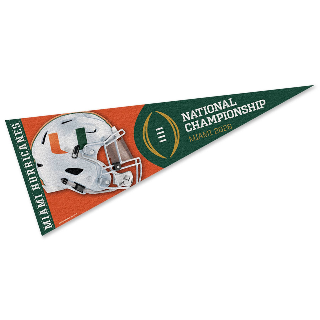 Hurricanes National Championship 2026 Pennant - State Street Products