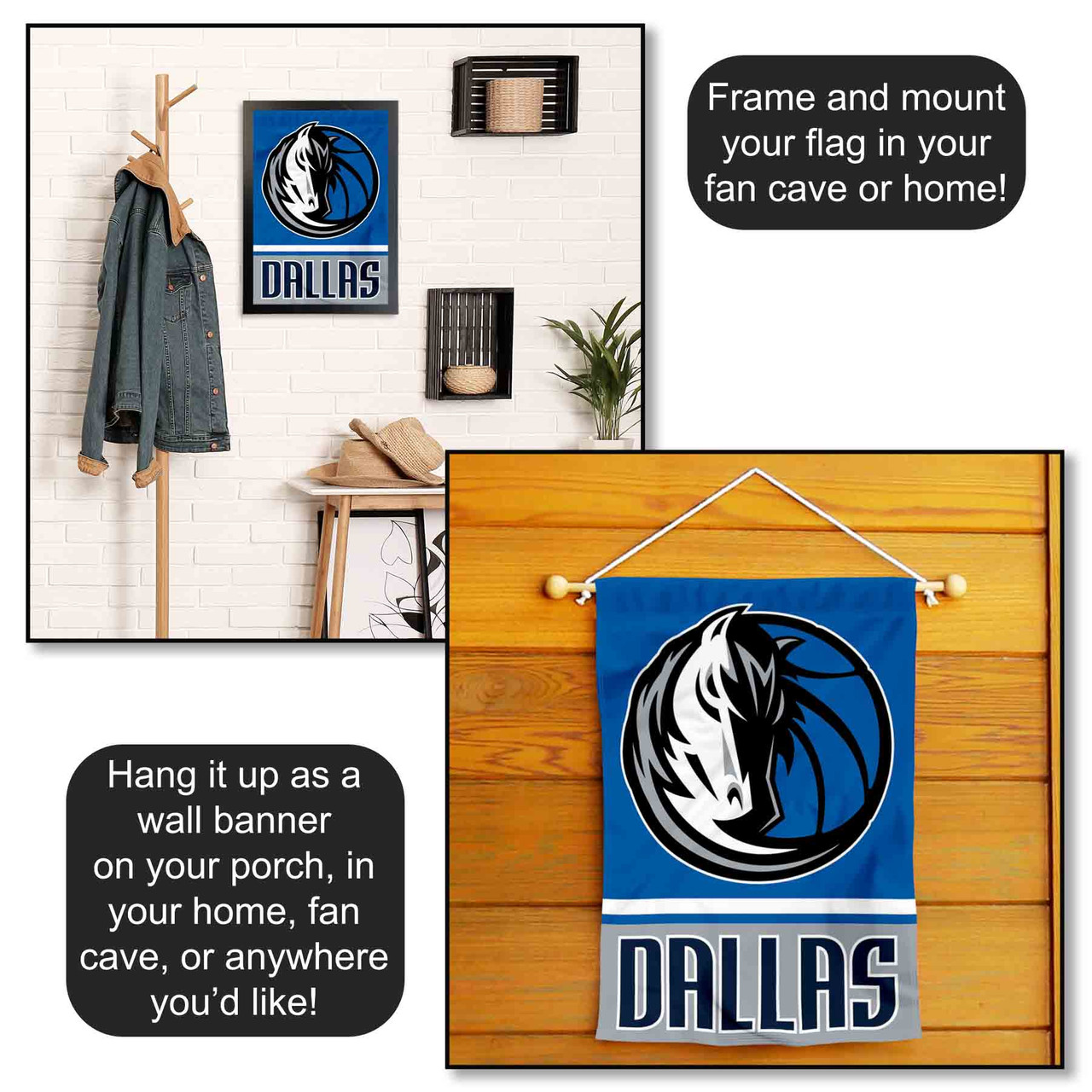 Dallas Mavericks Garden Flag - State Street Products