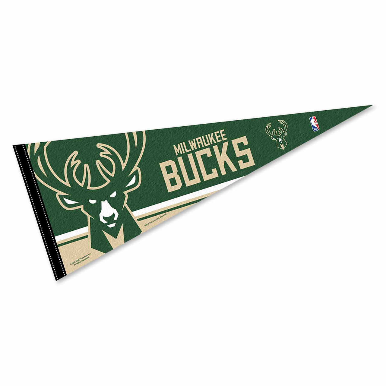 Milwaukee Bucks Full Size NBA Pennant - State Street Products