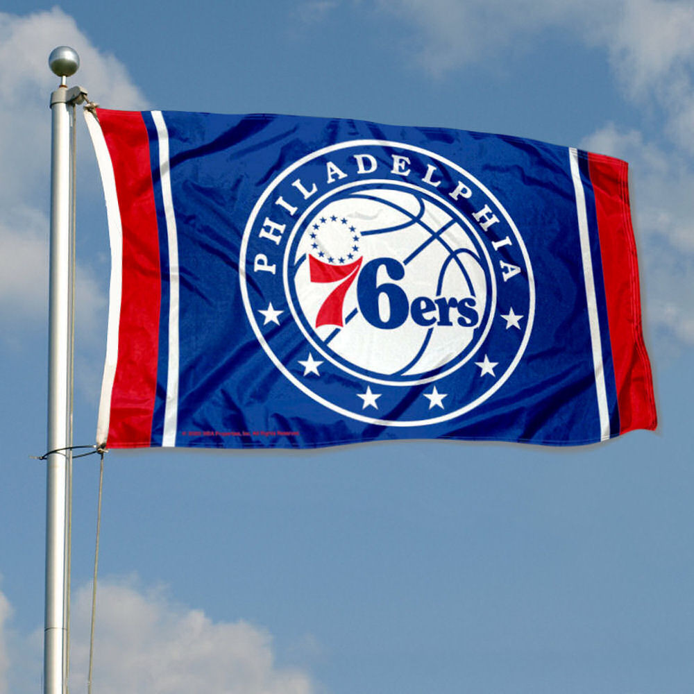 Philadelphia 76ers Circle Logo 3x5 Flag - State Street Products