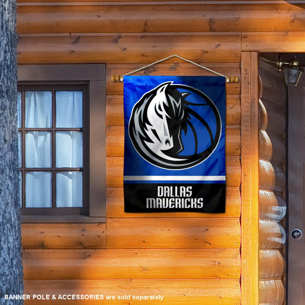 Dallas Mavericks Logo Double Sided House Flag - State Street Products