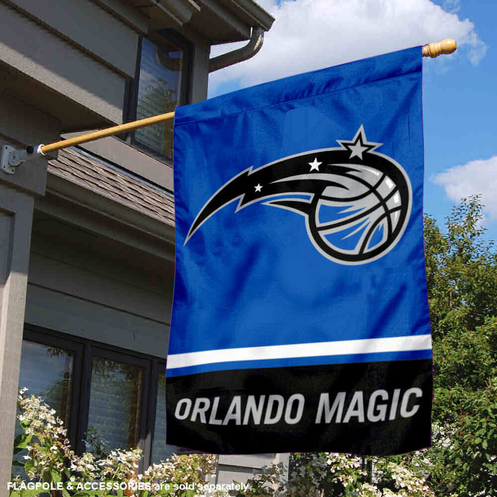 Orlando Magic Logo Double Sided House Flag - State Street Products