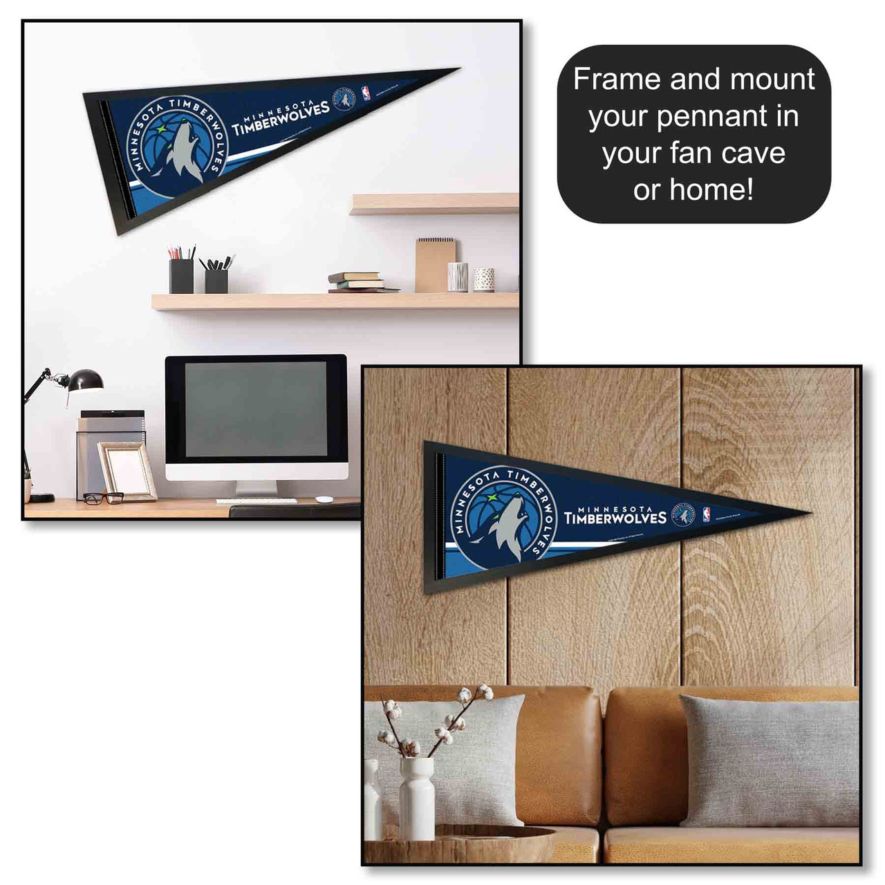Minnesota Timberwolves Pennant - State Street Products