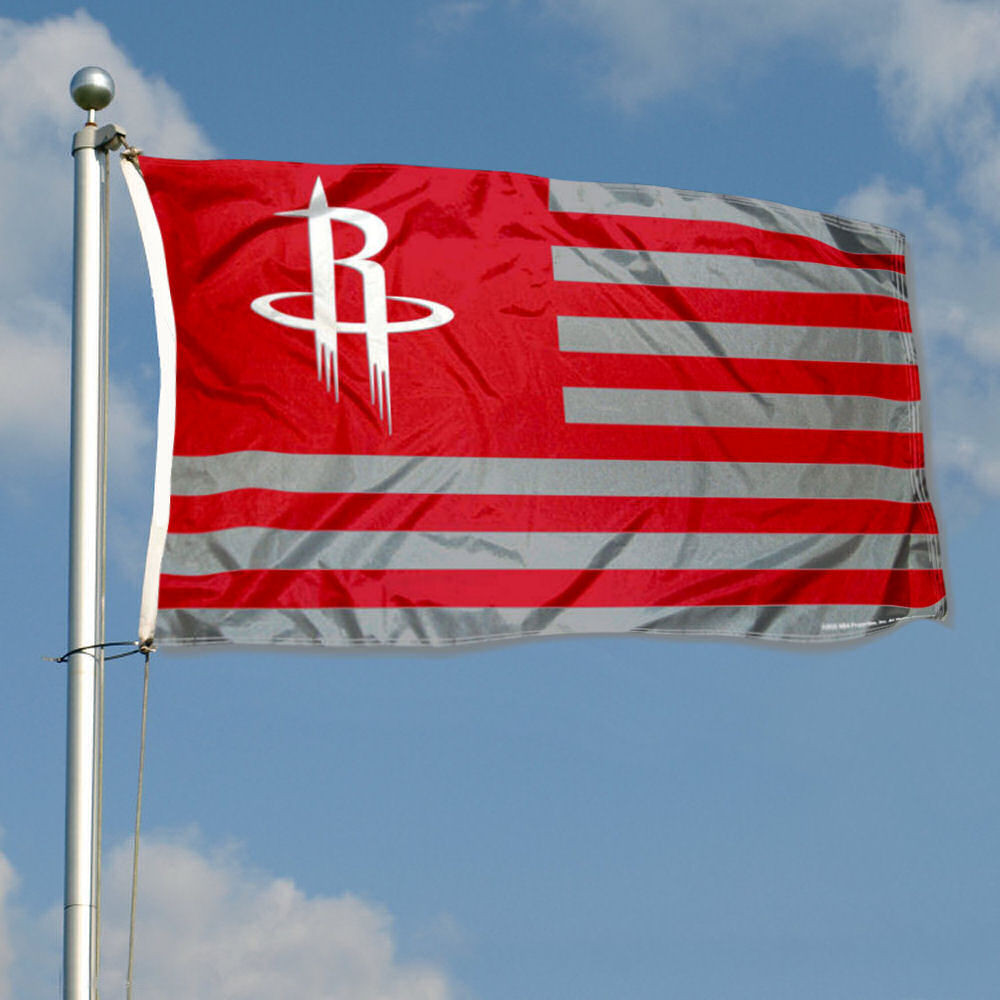 Houston Rockets Americana Stripes Nation Flag - State Street Products