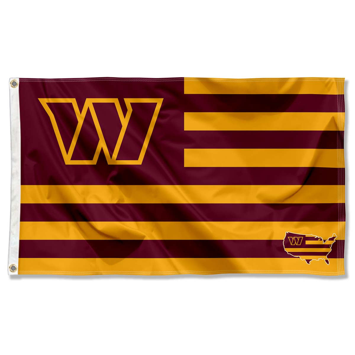 Washington Commanders American Stripes Nation Flag - State Street Products