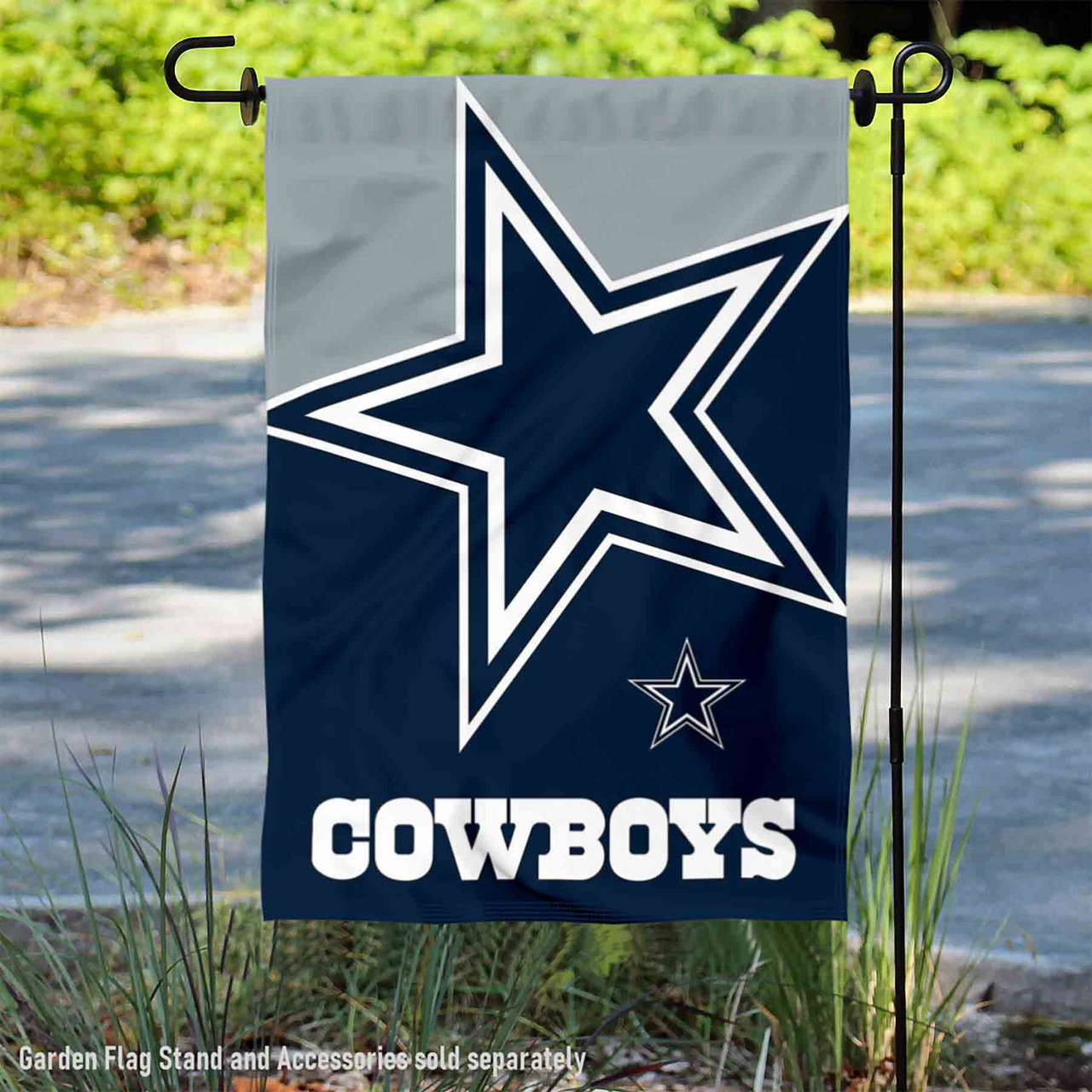 Dallas Cowboys Large Logo Double Sided Garden Banner Flag - State ...