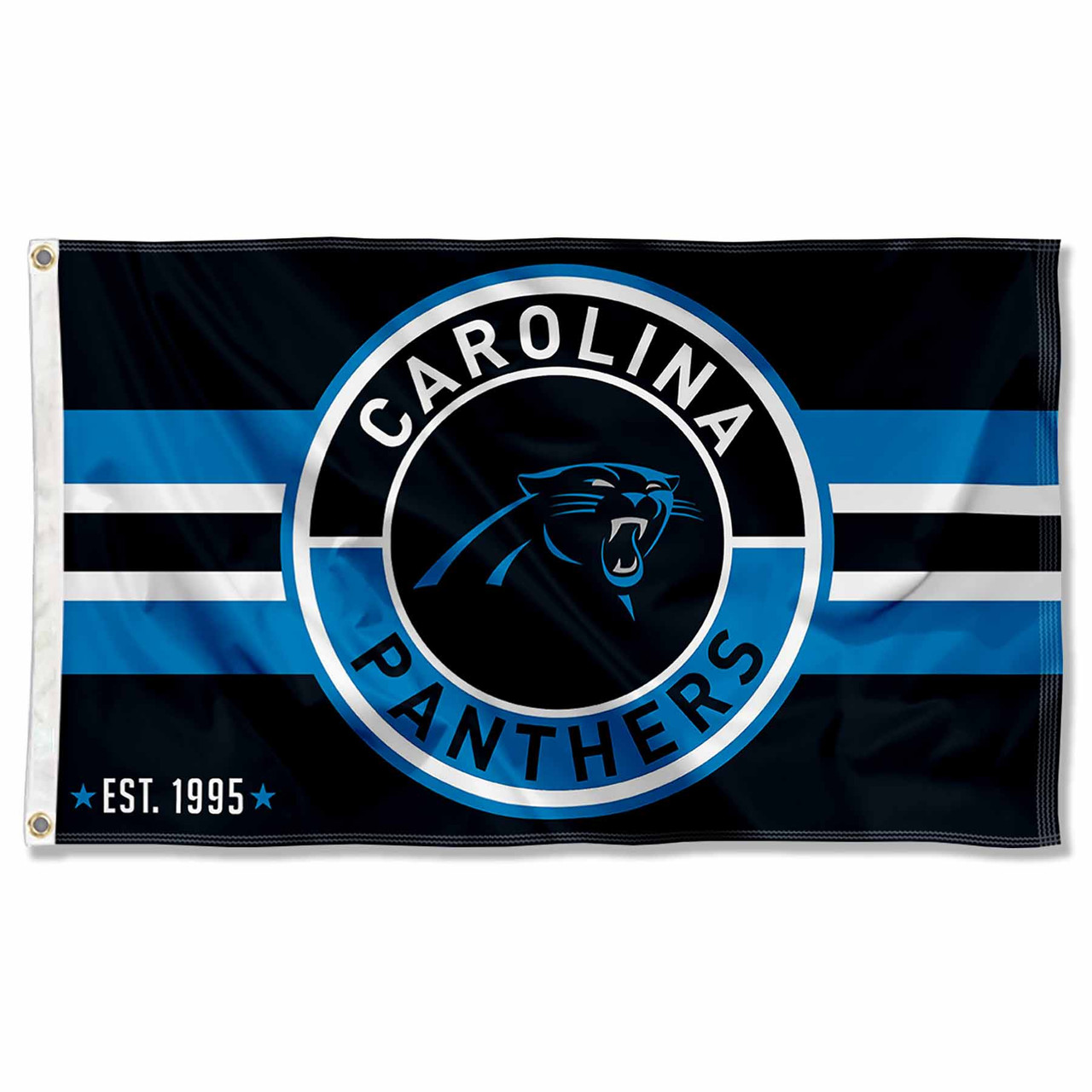 Carolina Panthers Patch Button Circle Logo Banner Flag - State Street ...
