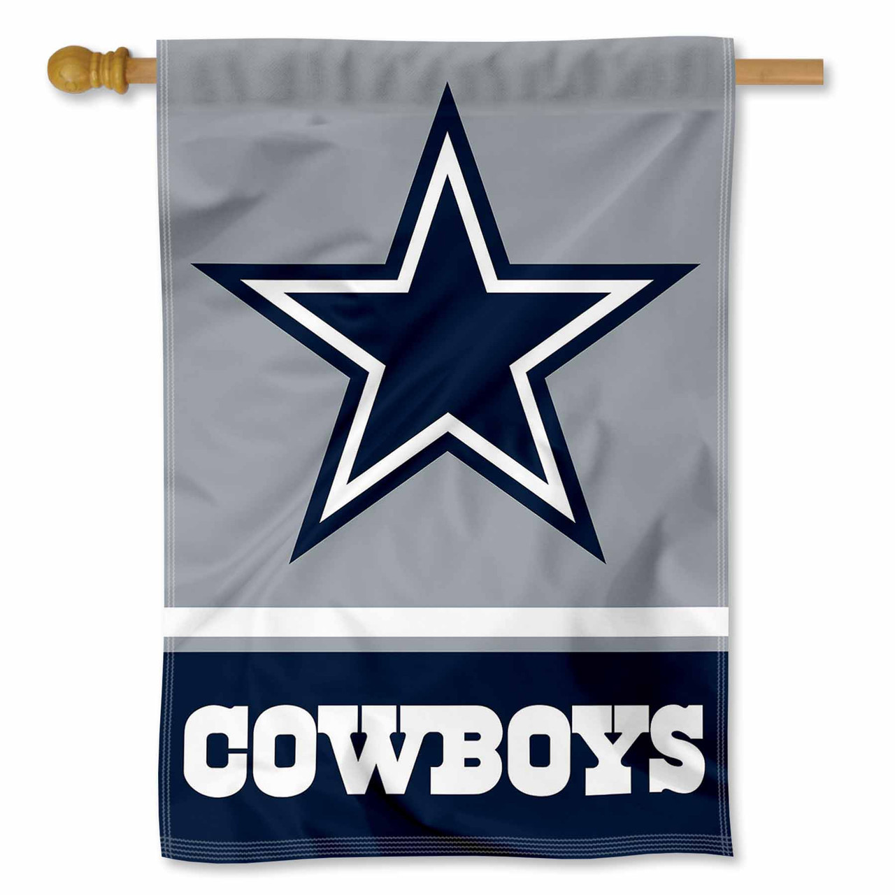 NFL Dallas Cowboys Two Sided House Banner - State Street Products