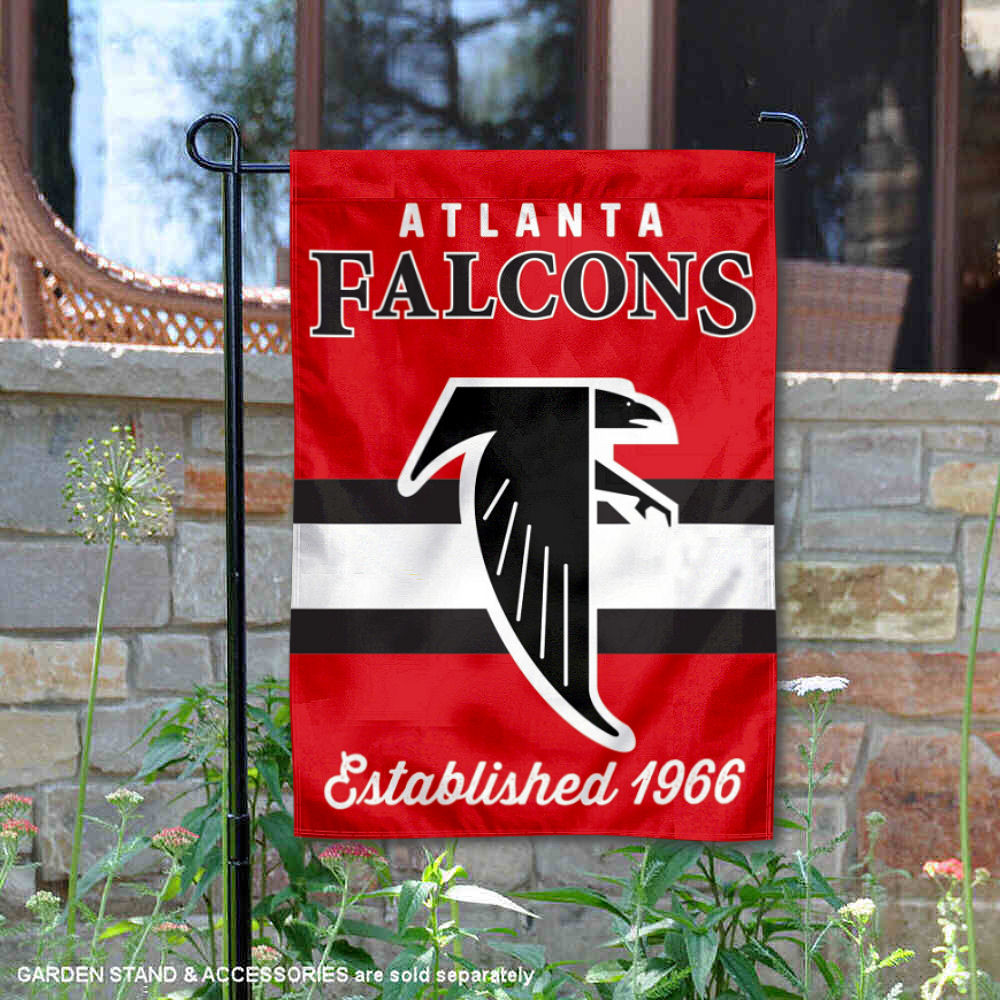 Atlanta Falcons Throwback Logo Double Sided Garden Flag Flag - State ...
