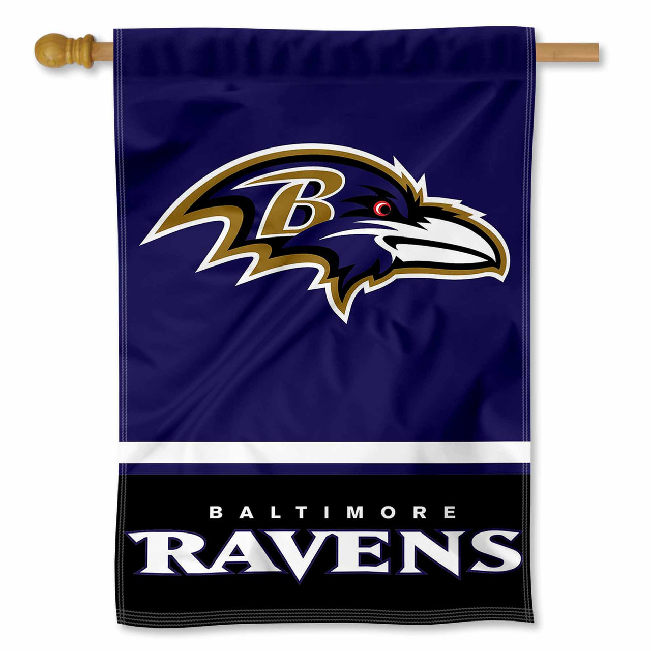 NFL Baltimore Ravens Two Sided House Banner - State Street Products