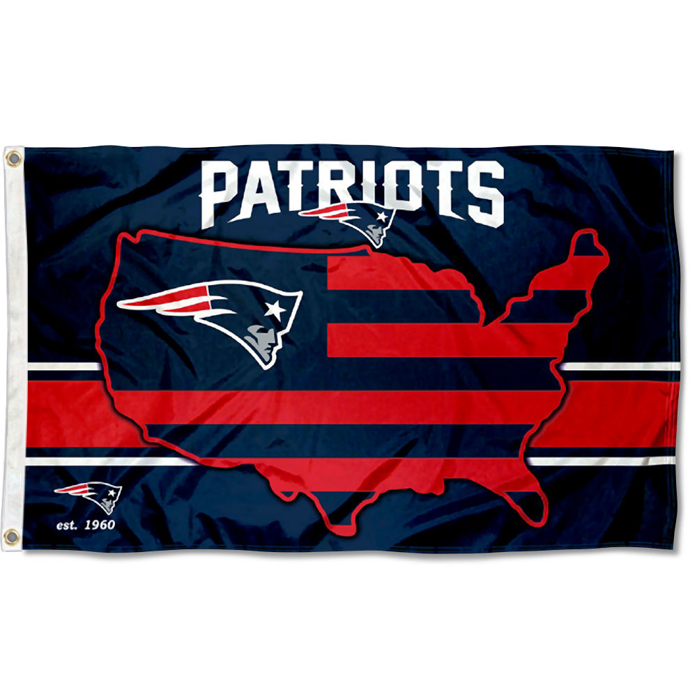 New England Patriots USA Country Flag - State Street Products