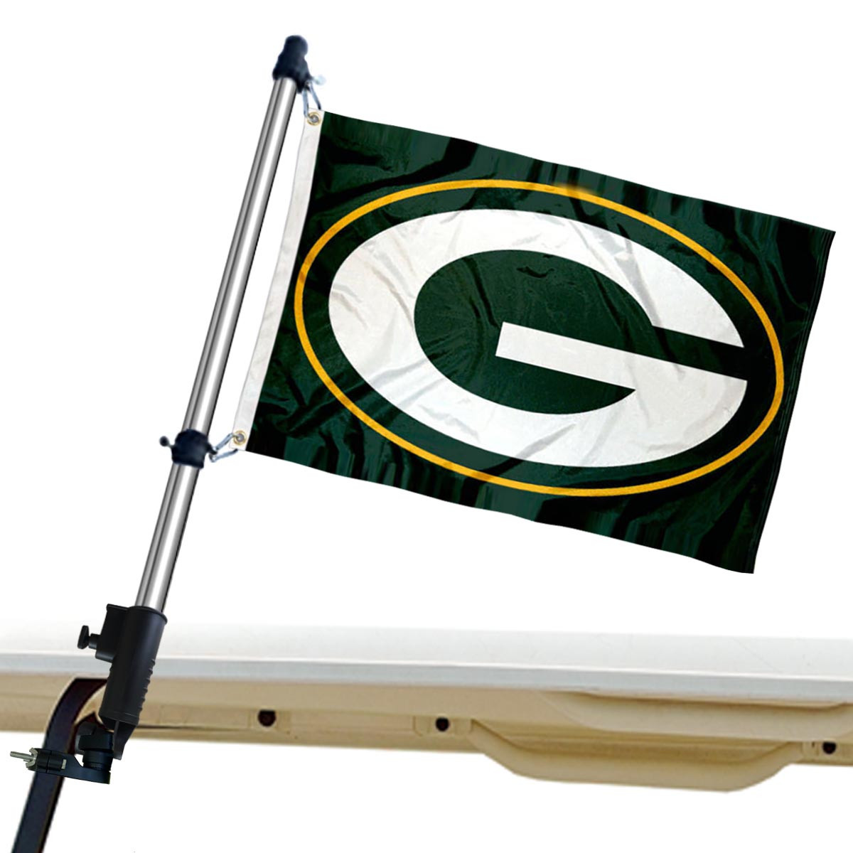 Green Bay Packers Golf Cart Flag Pole and Holder Mount - State Street ...