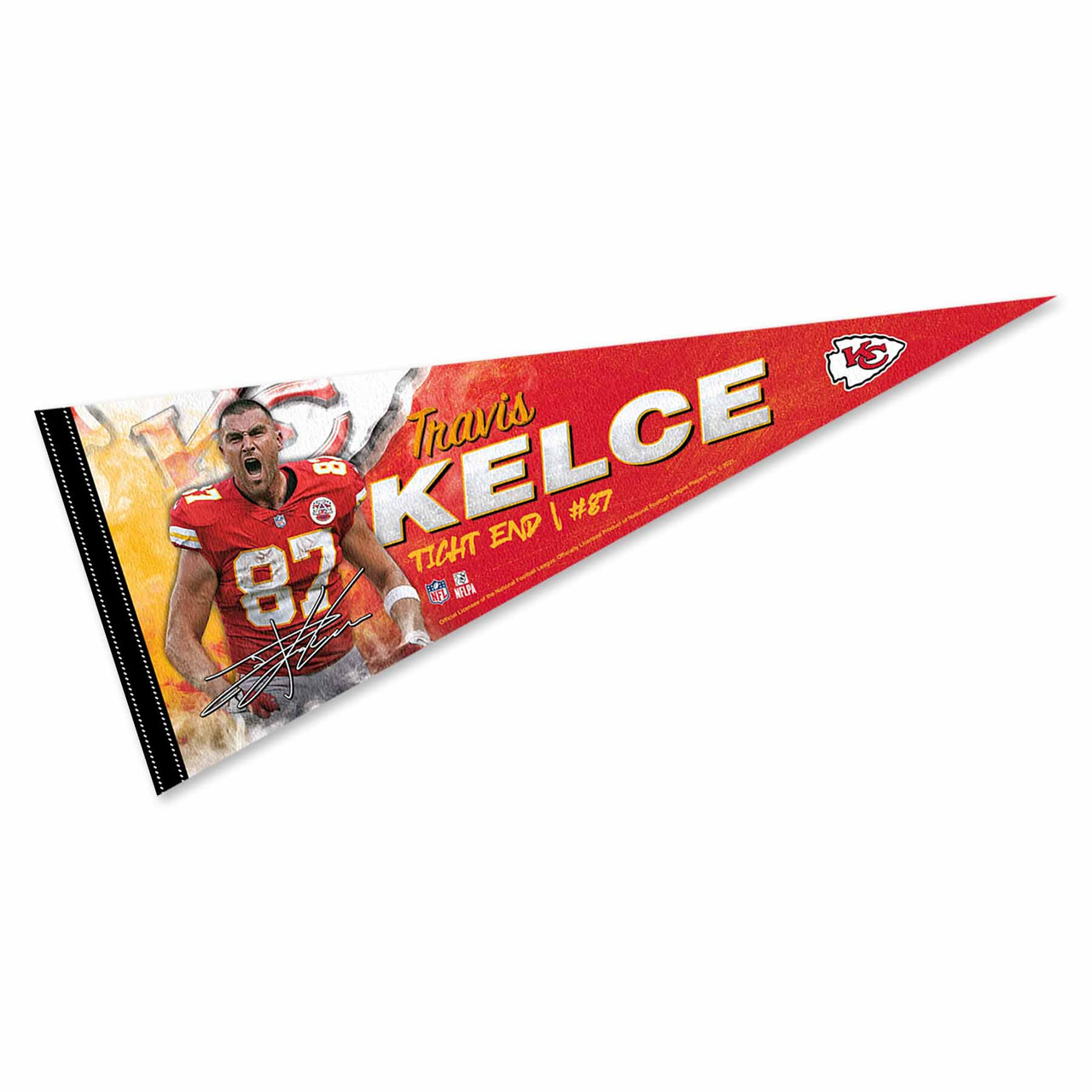 Kansas City Chiefs Kelsey Pennant Flag - State Street Products