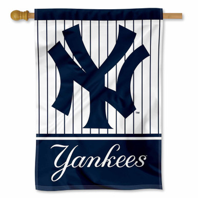 NY Yankees Double Sided House Flag - State Street Products