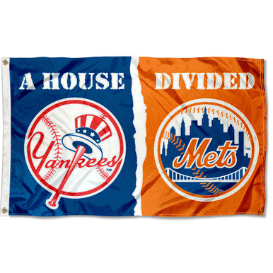 House Divided Flag - Yankees vs. Mets - State Street Products