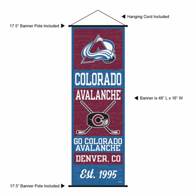 Colorado Avalanche Decor and Banner - State Street Products
