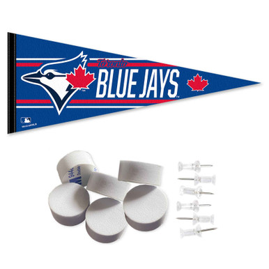 Toronto Blue Jays Banner Pennant with Tack Wall Pads - State Street ...