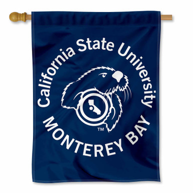 Cal State Monterey Otters Double Sided House Flag - State Street Products