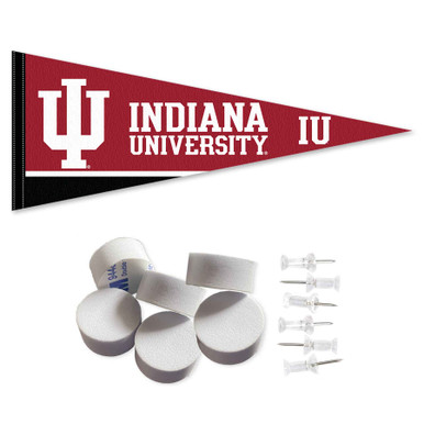 Indiana University Banner Pennant with Tack Wall Pads - State Street ...