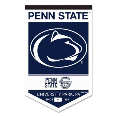 Penn State Nittany Lions Heritage Logo History Banner - State Street ...