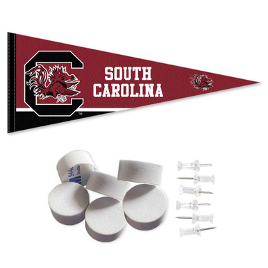 University of South Carolina Banner Pennant with Tack Wall Pads - State ...