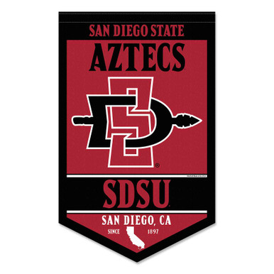 San Diego State Aztecs Heritage Logo History Banner - State Street Products
