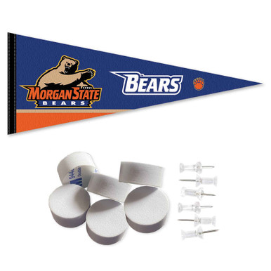 Morgan State University Banner Pennant with Tack Wall Pads - State ...