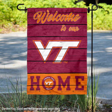 Virginia Tech Hokies Welcome To Our Home Garden Flag - State Street ...