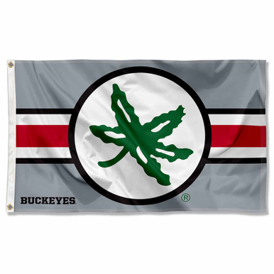 Ohio State Buckeyes Buckeye Leaf Flag - State Street Products