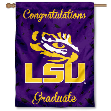 Louisiana State LSU Tigers Congratulations Graduate Flag - State Street ...