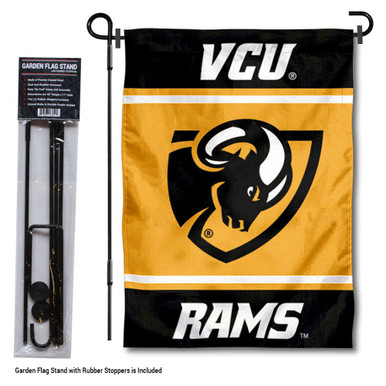 VCU Rams Garden Flag and Pole Stand Holder - State Street Products