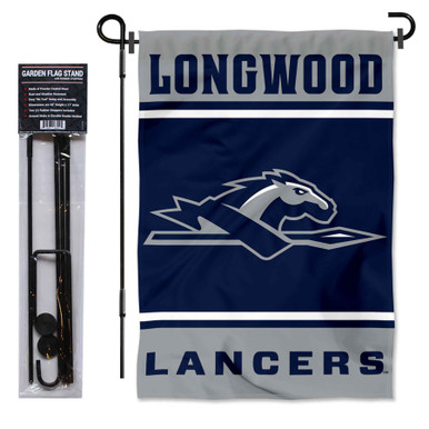 Longwood Lancers Garden Flag and Pole Stand Holder - State Street Products