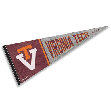 Virginia Tech Hokies Throwback Retro Vintage Pennant Flag - State ...
