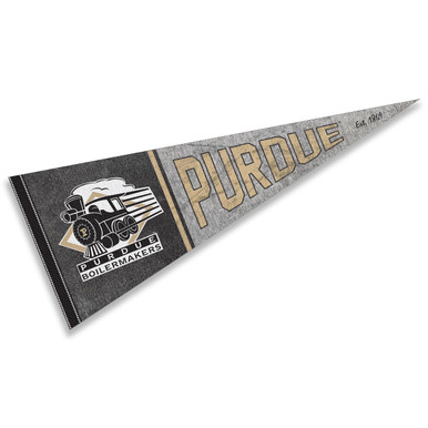 Purdue Boilermakers Throwback Retro Vintage Pennant Flag - State Street ...