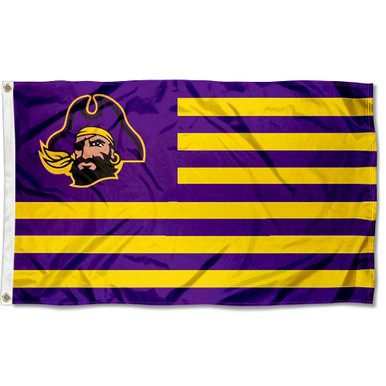 East Carolina Pirates Stripes Flag - State Street Products