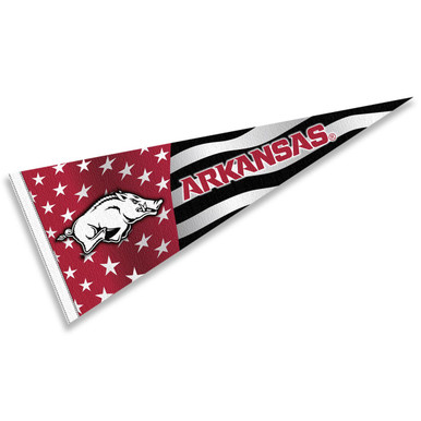 Arkansas Razorbacks Nation USA Stars and Stripes Pennant - State Street ...