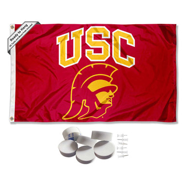 Southern Cal USC Trojans Banner Flag with Tack Wall Pads - State Street ...